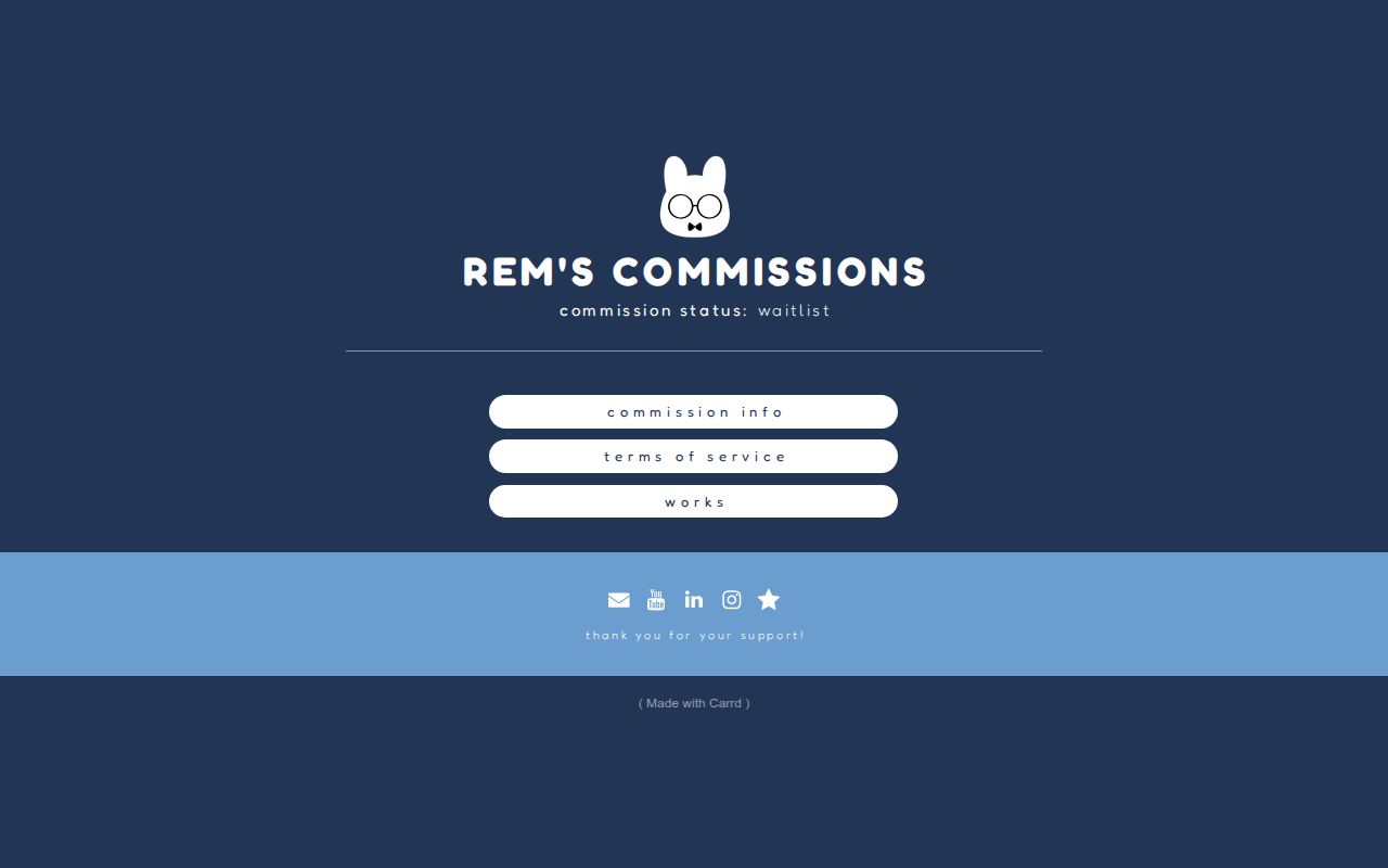 rem's commissions